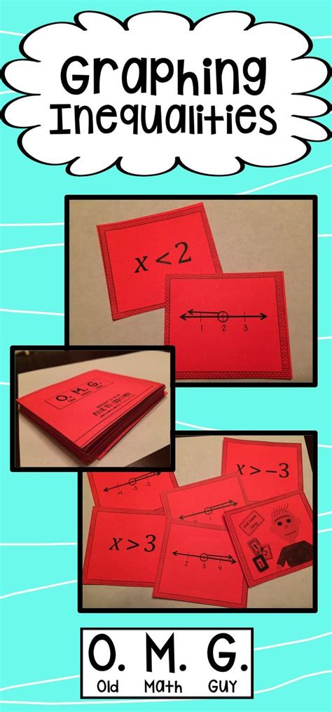 Graphing Inequalities Card Game Graphing Inequalities Teaching Math Middle School Math Graphing Inequalities Card Game Graphing Inequalities Teaching Math Middle School Math