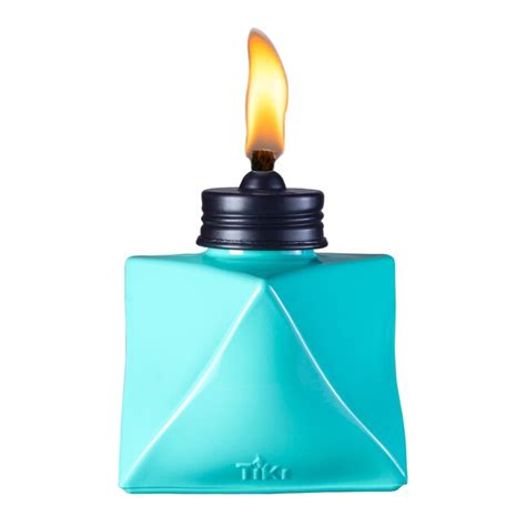 Tiki 3 Pack 4 25 In Blue Red Teal Glass Tabletop Torch In The Garden