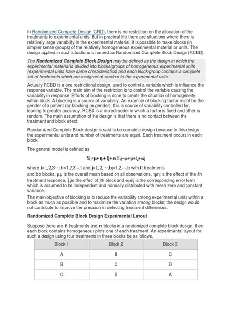 Rcbd Pdf Experiment Scientific Theories