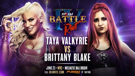 Taya Valkyrie Fue Anunciada Para Mlw Battle Riot Iv Superluchas