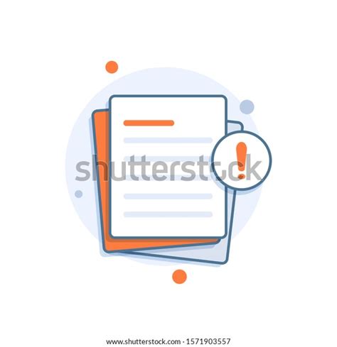 Warning Clause Document Over 6 Royalty Free Licensable Stock Vectors