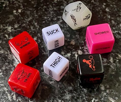 Collection Of 7 Spicy Dice Adult Sex Games Several Different Sets Many Types Of Play Risqué