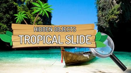 Hidden Objects Tropical Slide Game Play Free Online On Playgama