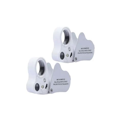 Generico X2 Lupa Joyero Lupa 30x 60x Lupa Geologica Lupa Con Luz Led