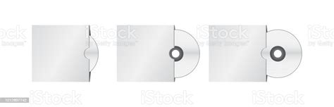 빈 종이 케이스 벡터 Cd 콤팩트 디스크에 대한 스톡 벡터 아트 및 기타 이미지 콤팩트 디스크 형판 3가지 개체 Istock