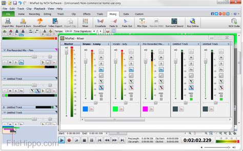 Download Mixpad Multitrack Recording Software 5 48 For Windows