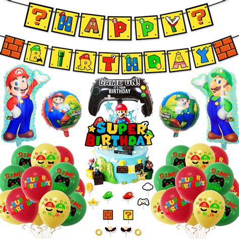 Buy Super Marios Party Suppliesmario Game Birthday Party Supplies