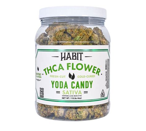 New Thca Flower Jar Yoda Candy 4oz Sativa Bulk Tree Spirit Wellness