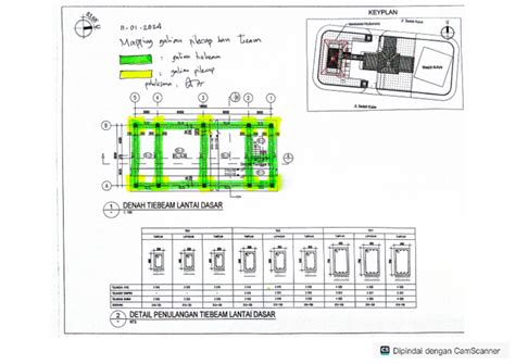 Mapping Galian Pilecap Dan Tiebeam Sda 2 Pdf