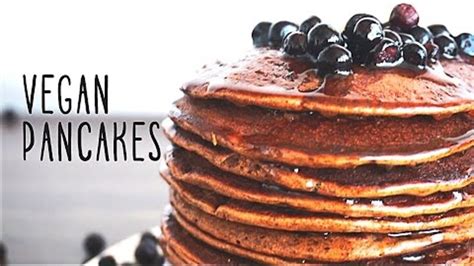 веганские шоколадные панкейки