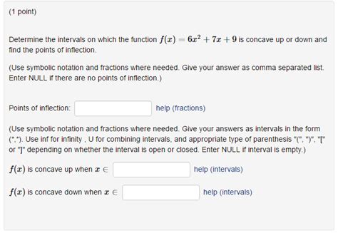 Solved Determine The Intervals On Which The Function F X Chegg Com
