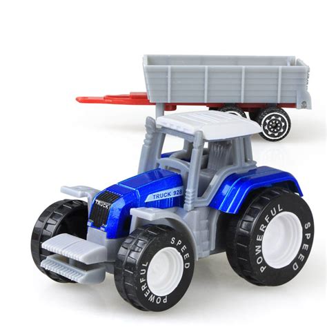 Meggemo T Friction Powered Farmer Tractor Toy Educational Farm