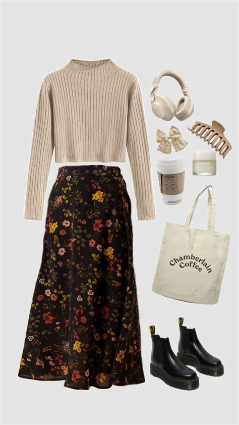 Outfitinspo Outfit Modestfashion Skirt Casual Fall Art Vibes