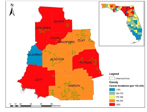 Figure 1 From Continuous Rural Urban Coding For Cancer Disparity