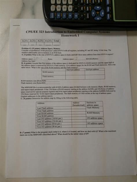 Solved Cpe Ee 323 Introduction To Embedded Computer Systems