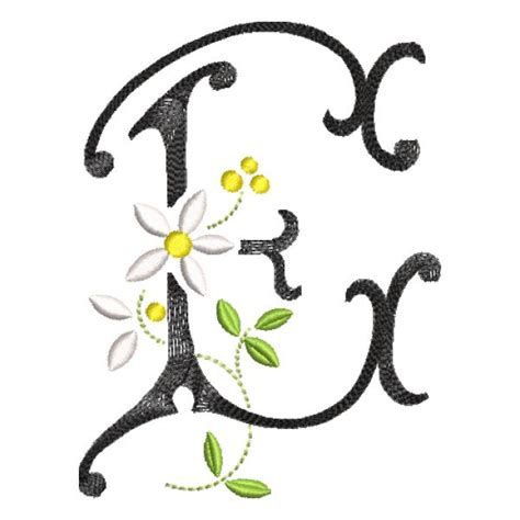 Matriz De Bordado Fonte Rabiscada Letra E Em Vários Tamanhos E Bordados