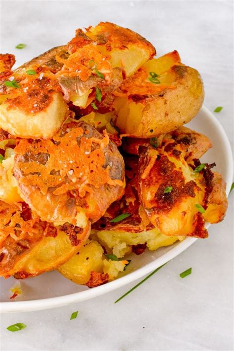 Crispy Smashed Potatoes Recipe Juggling Act Mama