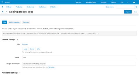 How Import Images In CS Cart Simtech Development