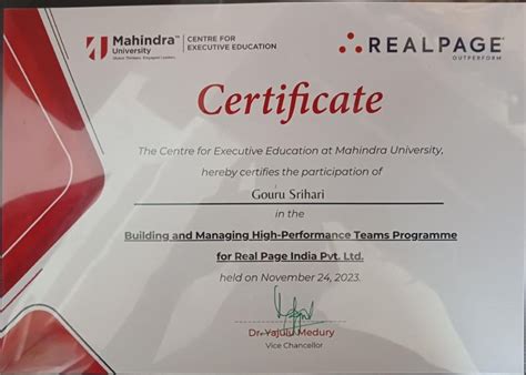 Srihari Gouru On Linkedin Thank You Realpage Inc For Giving Me An