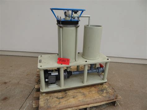 Mefiag 1200 Gph Horizontal Disc Filter F2567 Lanco Corporation Used