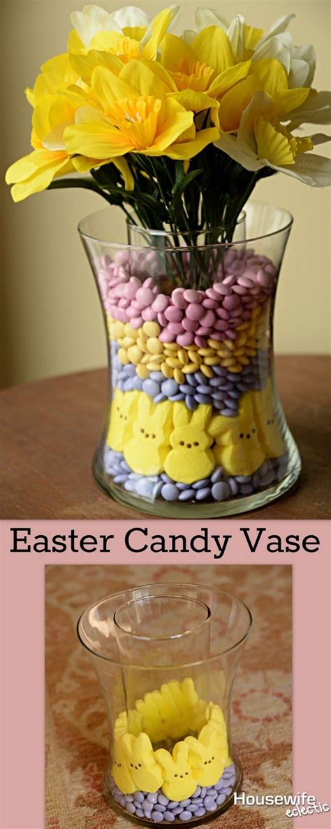 Easter Candy Vase Housewife Eclectic Easter Candy Diy Holiday