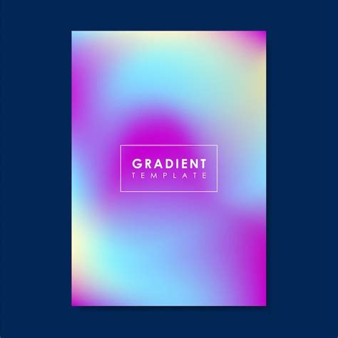 Premium Vector Colorful Gradient Cover Background Templates