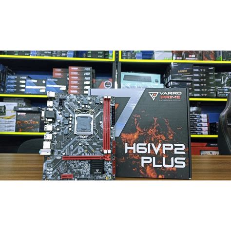 Jual MOTHERBOARD VARRO PRIME H61VP2 PLUS LGA 1155 SUPPORT M2 NVME