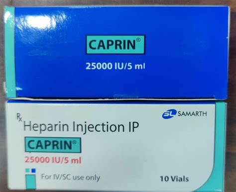 Heparin 25000 Iu 5 Ml At ₹ 130 Piece Mumbai Id 2855819042430
