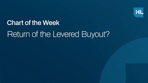 Return Of The Levered Buyout