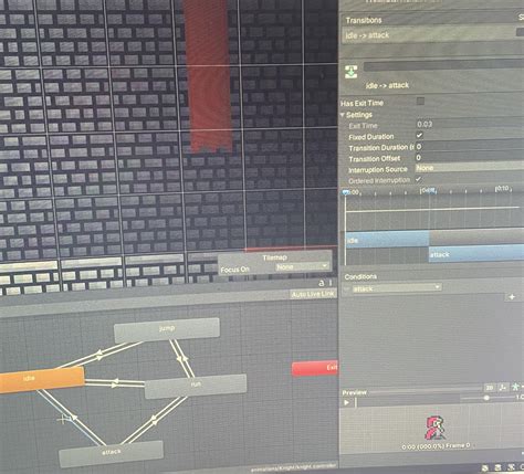 attack animation not working r unity2d