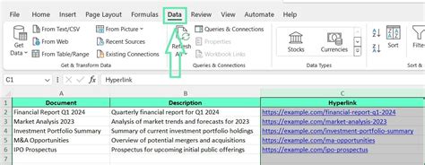 Search Excel For Hyperlinks Downloadable Template