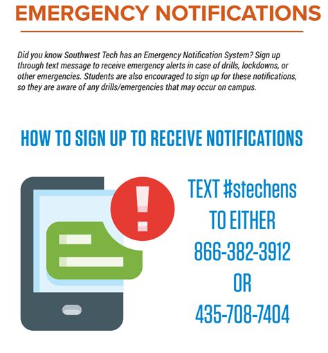 Emergency Notifications Southwest Technical College Cedar City Utah
