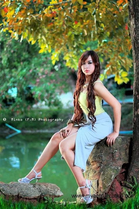 Myanmar Girl Saung Yupar Khin Myanmar Model Girl