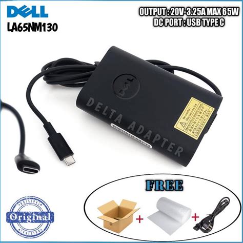 Jual Adaptor Charger Laptop Dell Latitude Xps W Type Usb C V A Shopee Indonesia