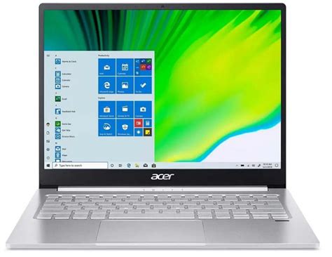 Ноутбук Acer Swift 3 SF313-53-551U (NX.A4KER.00B), серебристый купить ...