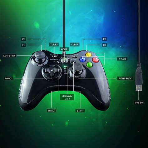 Ega Type J1 จอยเกมมิ่ง Gaming Joy Controller มีสาย For Pc Tv Box Android Ps3 Windows ของแท้ รับ