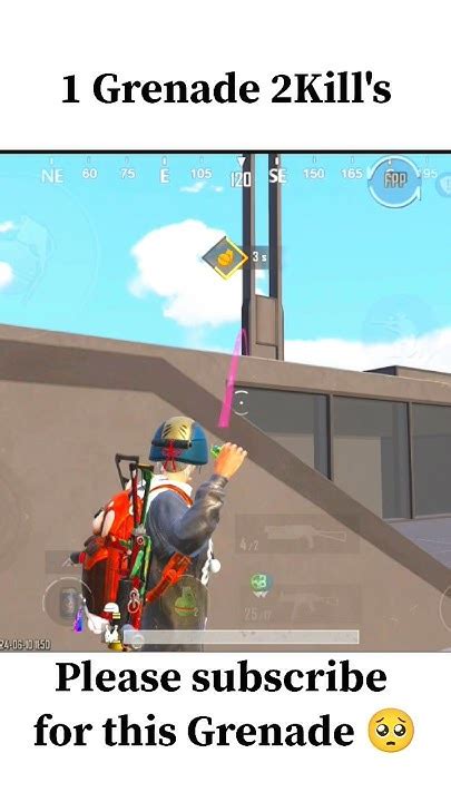 1 Grenade 2kills Please Subscribe For This Grenade 🥺 Bgmi Short