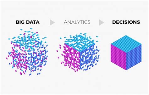 Premium Vector Big Data Analytics Algorithm Concept