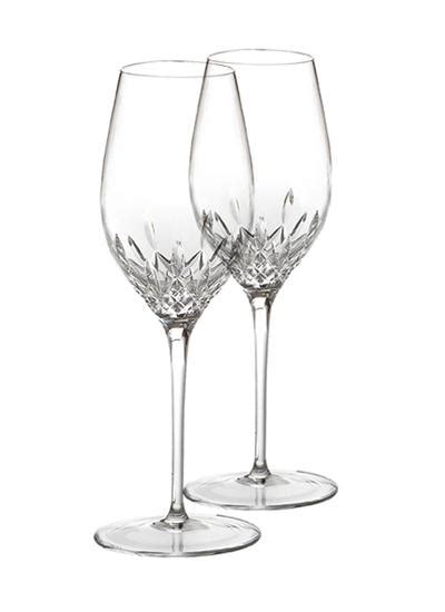 Waterford Crystal Lismore Essence Red Wine Goblet Pair Blarney