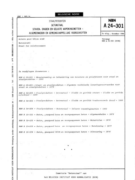 NBN A24-301 | PDF