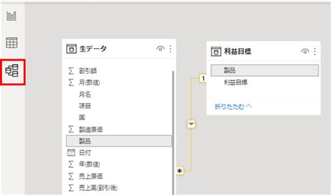 【powerbi】vlookup的なデータの連携dax関数