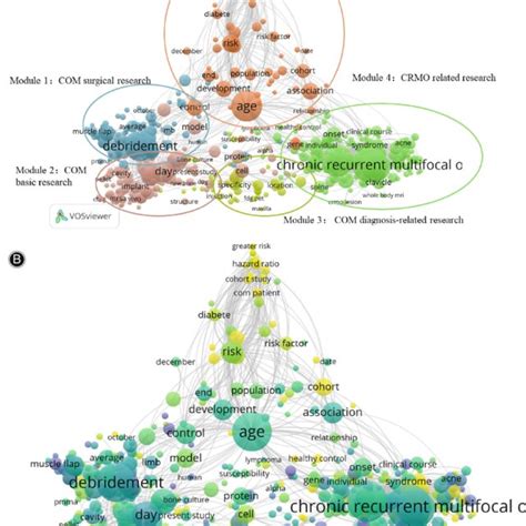 Keyword Co Occurrence Analysis Diagram A Keywords Module Analysis