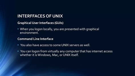 Unix Operating System Ppt