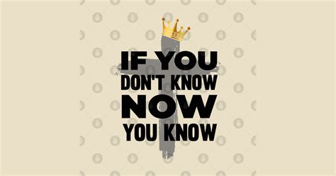 If You Dont Know Now You Know Hip Hop Praise T Shirt Biggie T