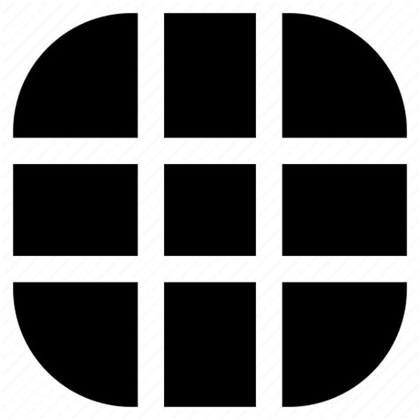 Web Development Responsive Design Layout Grid Systems Icon