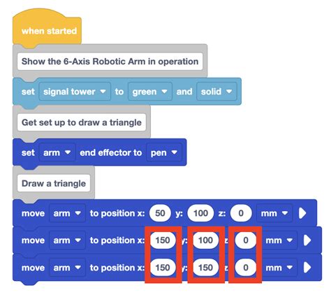 Unit Coding Shapes Lesson Drawing A Triangle Vex Education