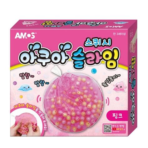 스퀴시 아쿠아 슬라임 핑크 홈플러스 택배배송