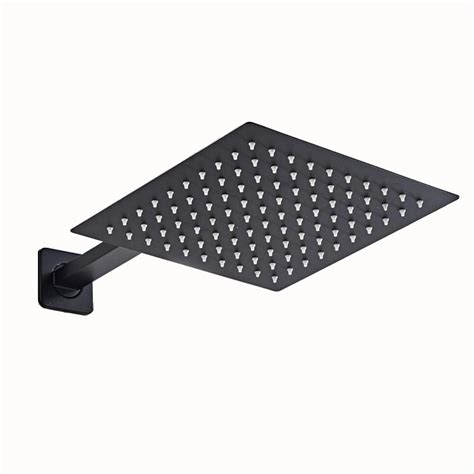 Deszczownica Prysznicowa Natryskowa Czarna Kwadratowa 25cm JM D25S Mb