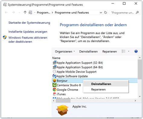 Windows 10 Bonjour Service Deinstallieren oder auf Viren Prüfen TechMixx