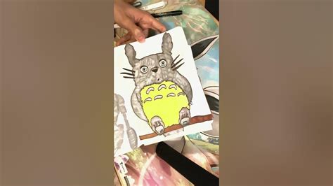 Drawing My Neighbor Totoro Art Cartoons Drawing Myneighbortotoro Youtube